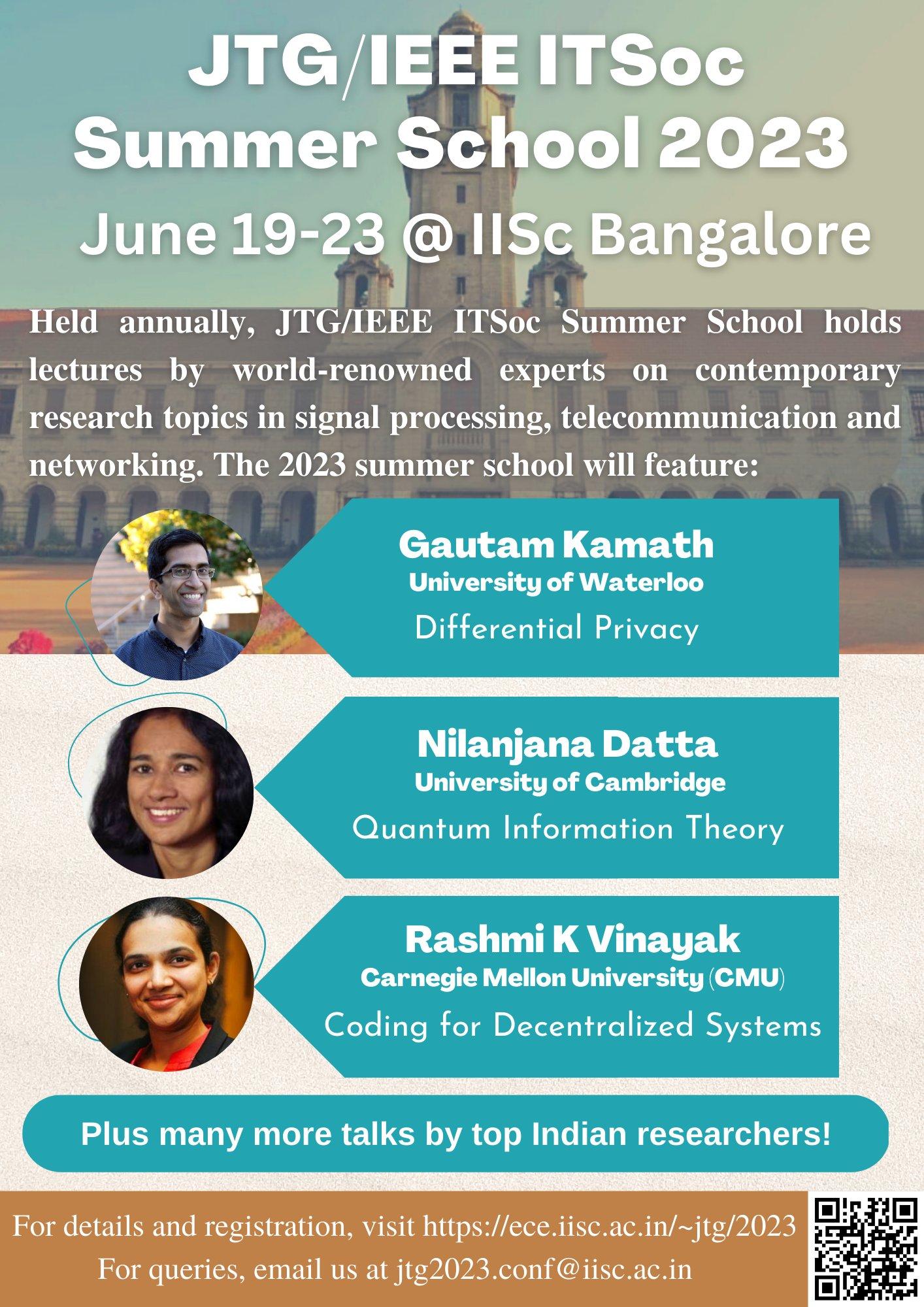 JTG Summer School 2023 | ECE